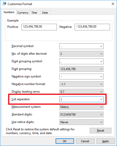 Excel 2013 2016 How To Change CSV Delimiter Character IT Support Guides