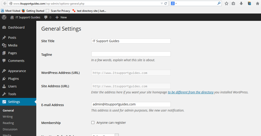 WordPress How To Change migrate Domain Name And Site URL IT Support